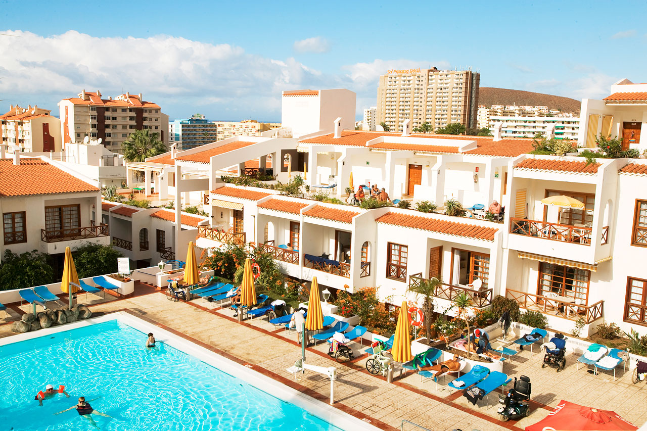 Mar y Sol i Los Cristianos - Hotell med uppvärmd pool